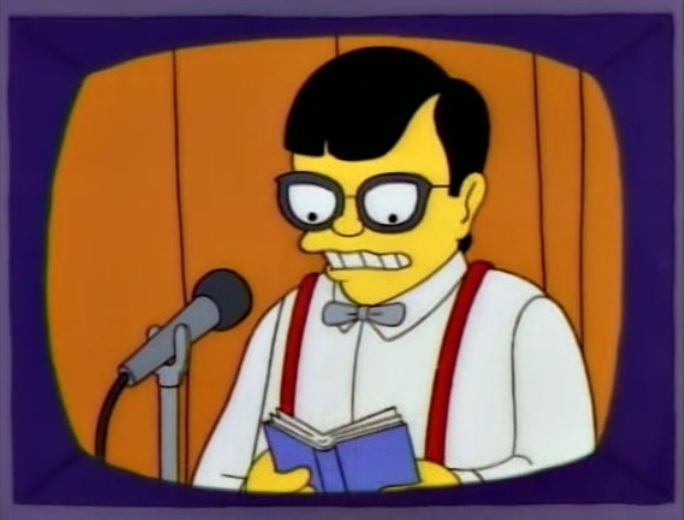 Garrison Keillor Simpsons - Blank on Blank